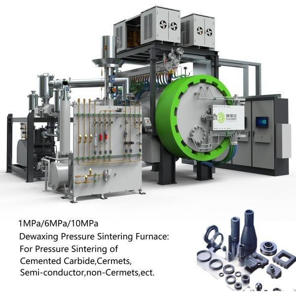 Sinter hip furnace supplier periodic heating with double door