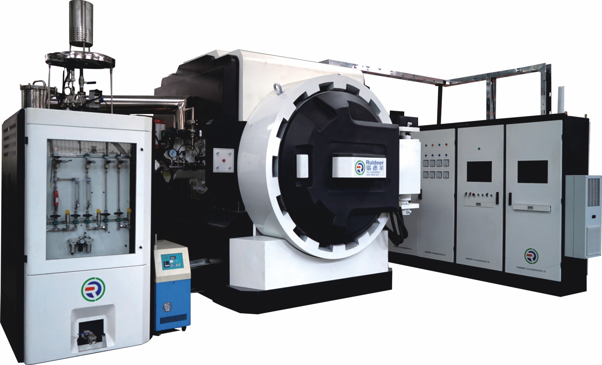 White Color Gas Pressure Sintering Furnace For Cemented Carbide ...
